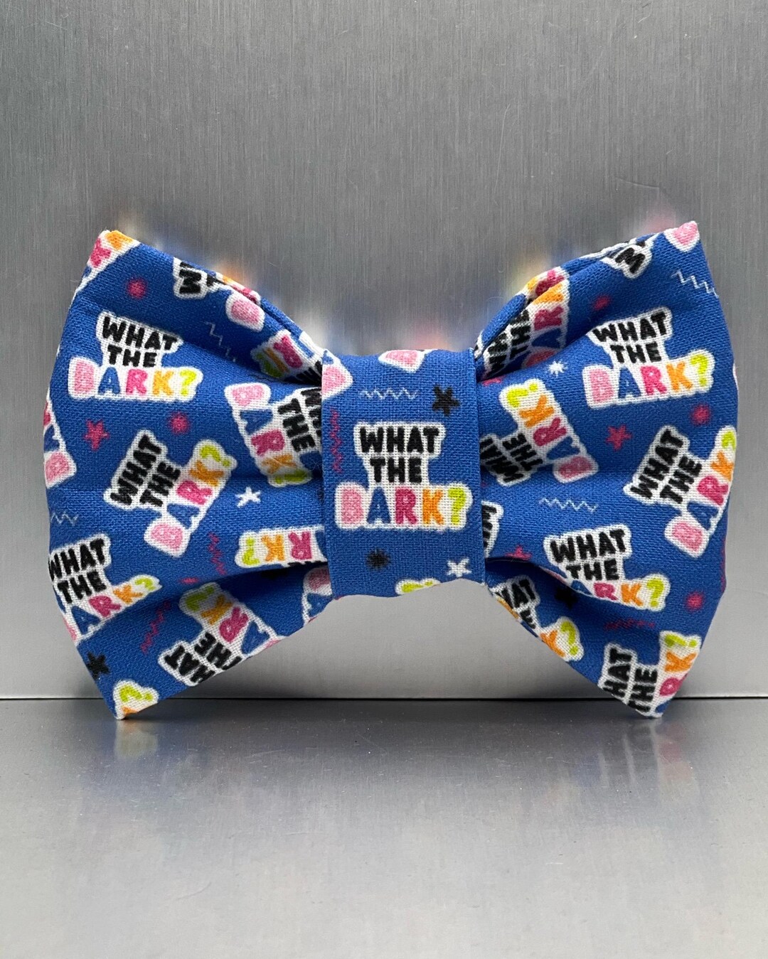 Funny Dog Bow Tie. What the Bark Dog Bow Tie. Word Dog Bow Ties, Pet ...