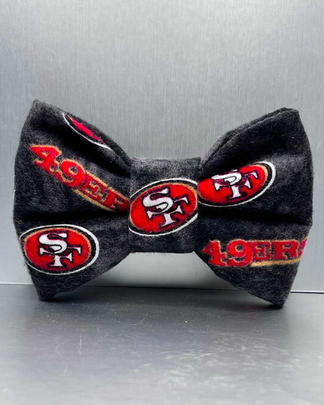 San Francisco 49ers Dog Flannel Bow Tie. Dog Bow Tie Smooth - Etsy