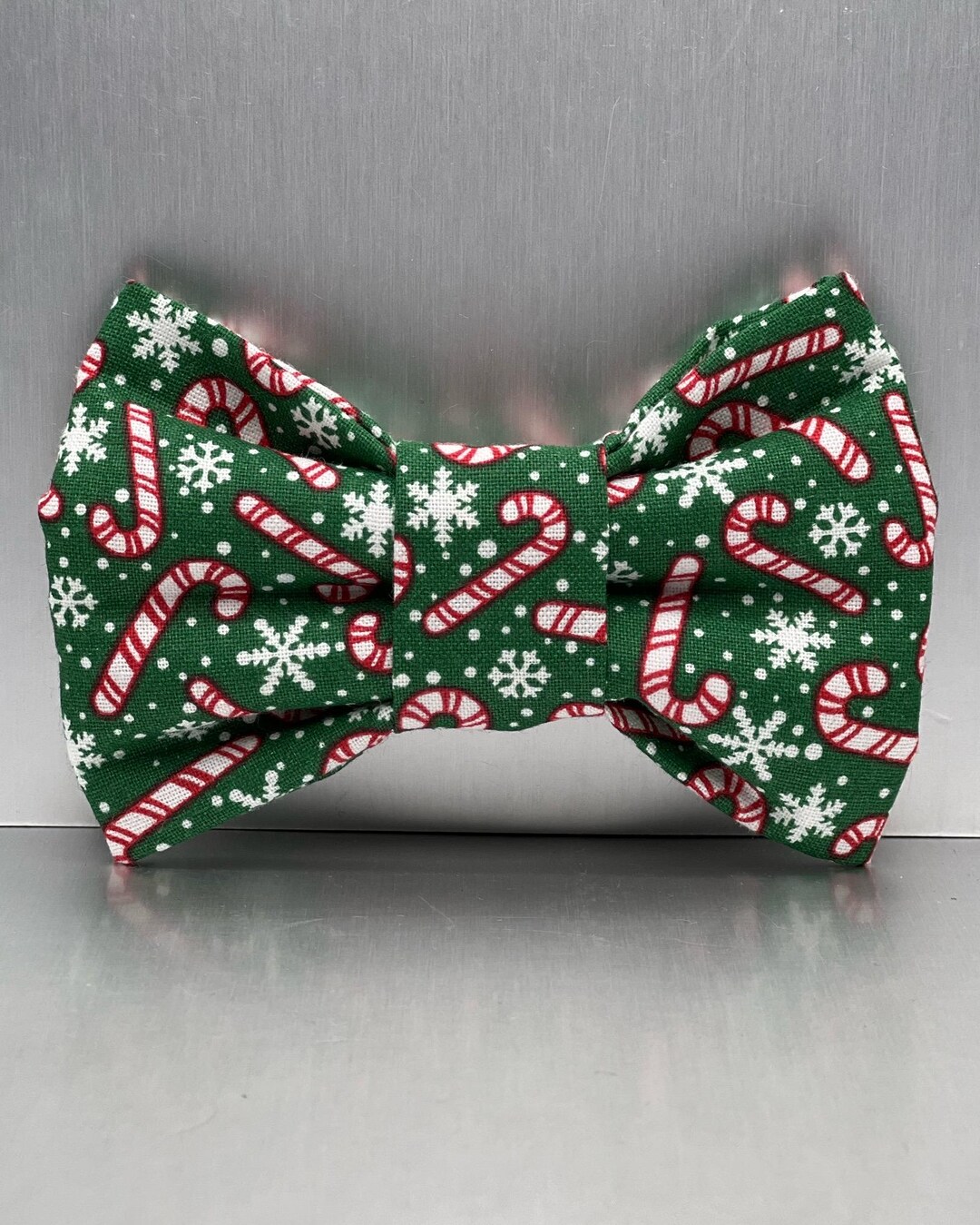 Candy Cane Dog Bow Ties, Christmas Dog Bow Ties, Holiday Dog Bowties ...