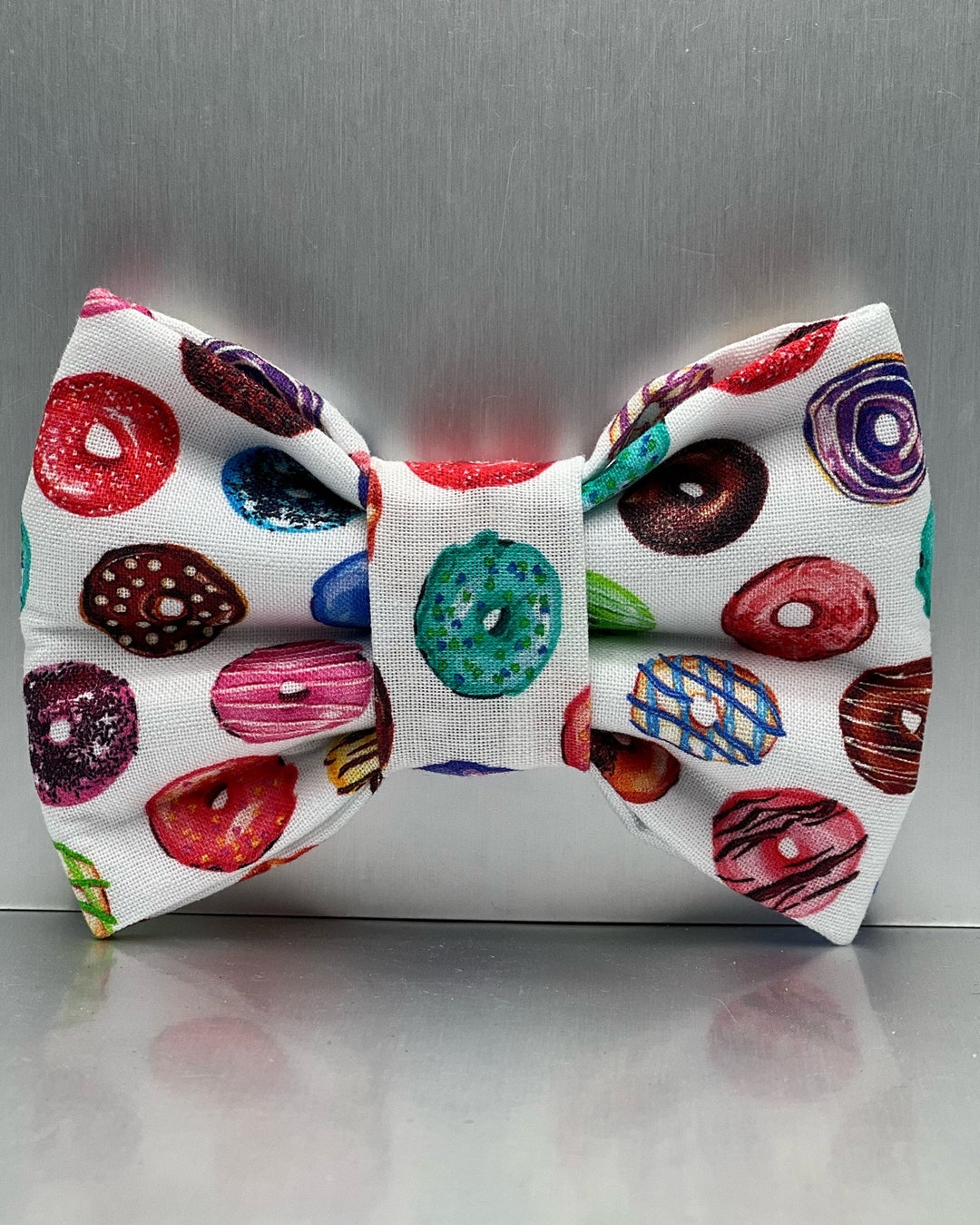Donuts Dog Bow Tie, Food Dog Bow Tie, Xtra Large Dog Bow Tie, Novelty ...