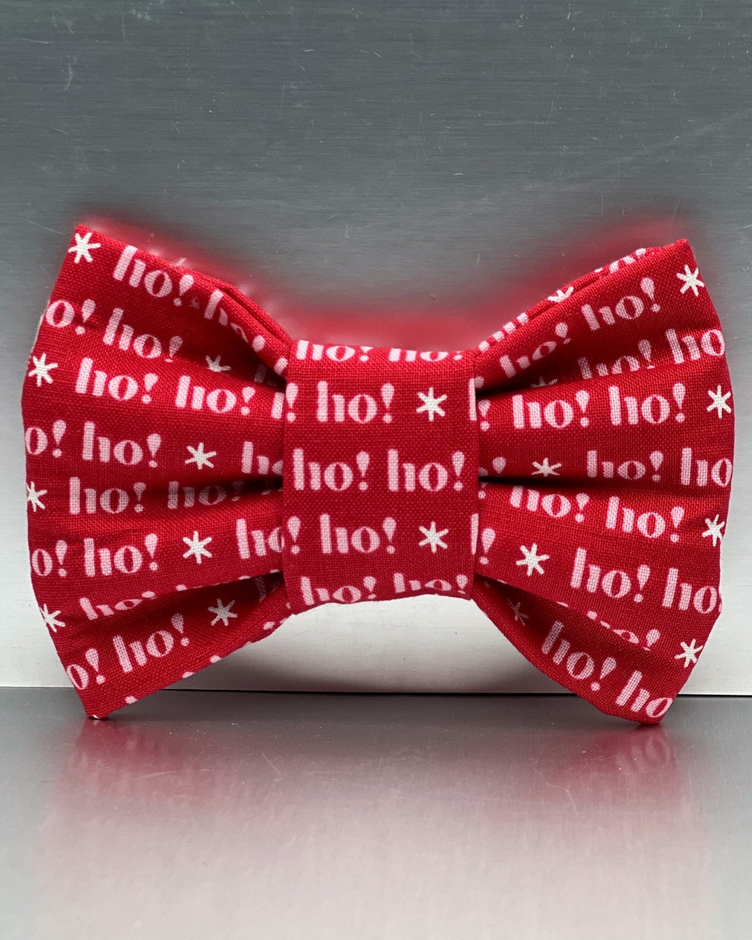 Christmas Ho Ho Ho Dog Bow Tie. Christmas Pet Bow Tie - Etsy