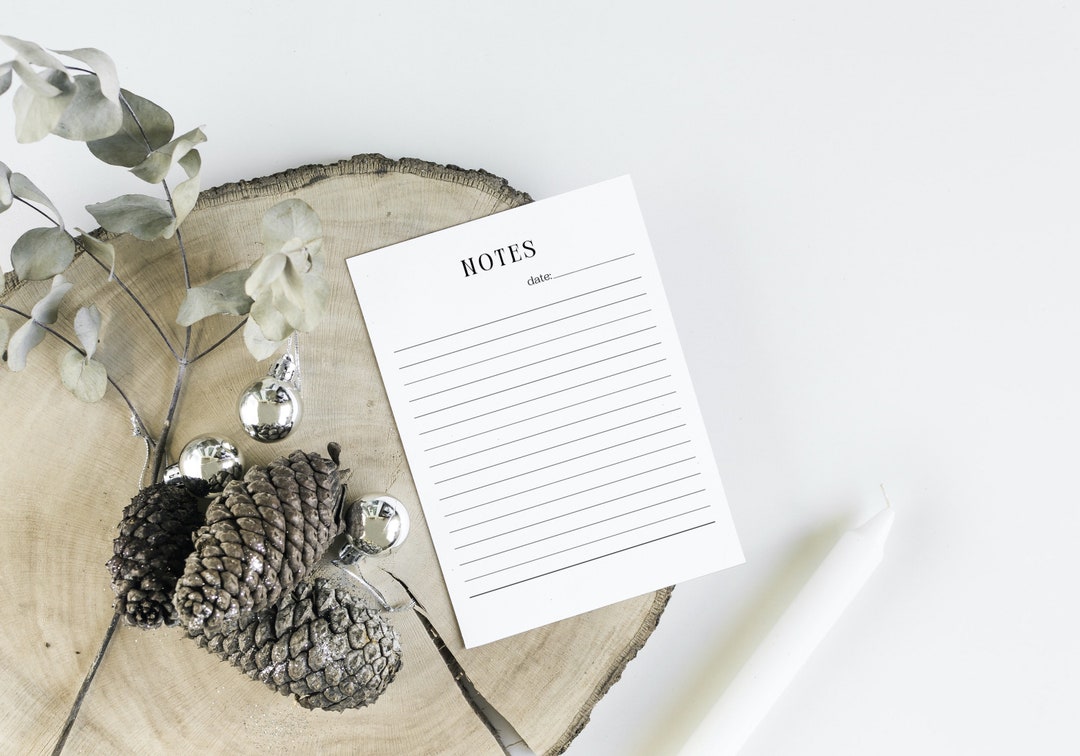 Digital: NOTES Printable - Etsy