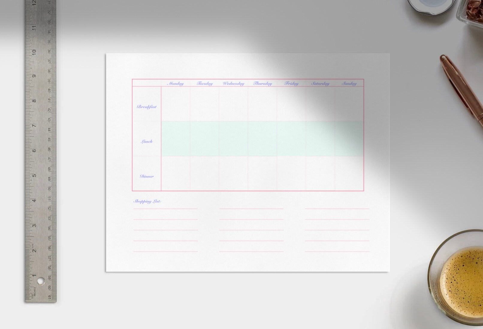 Digital: Weekly Meal Planner - Etsy