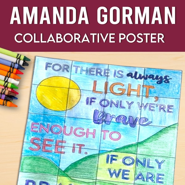 Amanda Gorman Print - Etsy UK