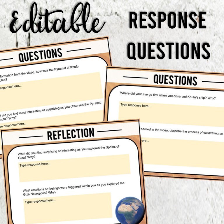 Ancient Egypt Virtual Field Trip, Great Pyramid of Giza, Sphinx ...