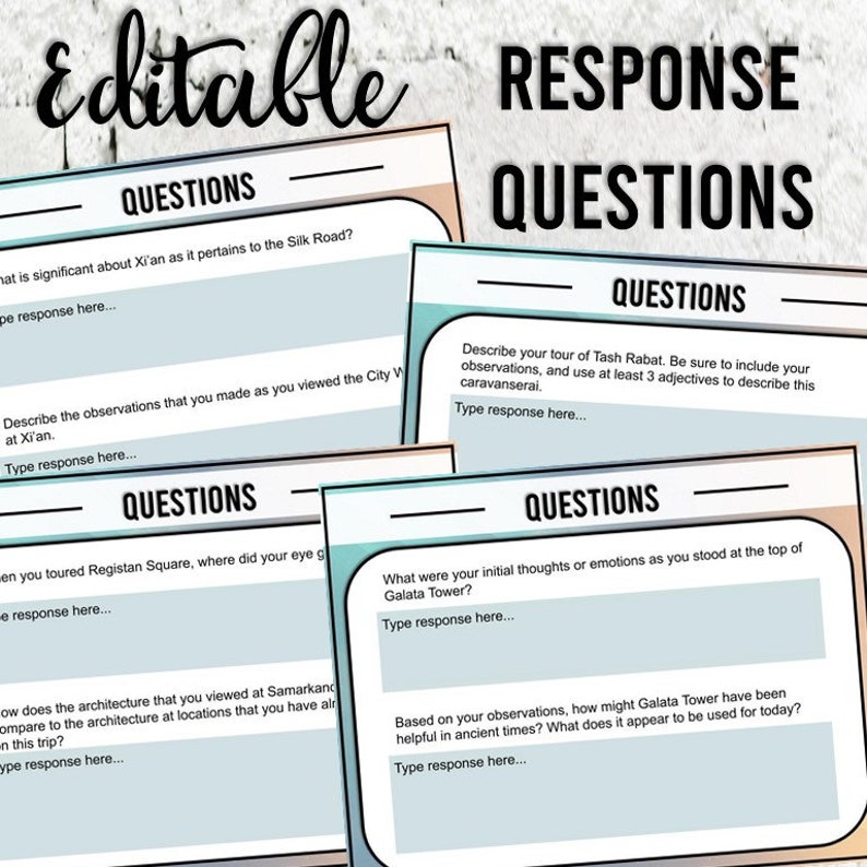 The Silk Road Simulation for Ancient History, Virtual Field Trip ...