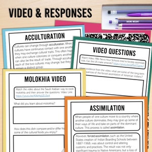 Introduction to Culture Lesson, Activities, Printable Student Booklet ...