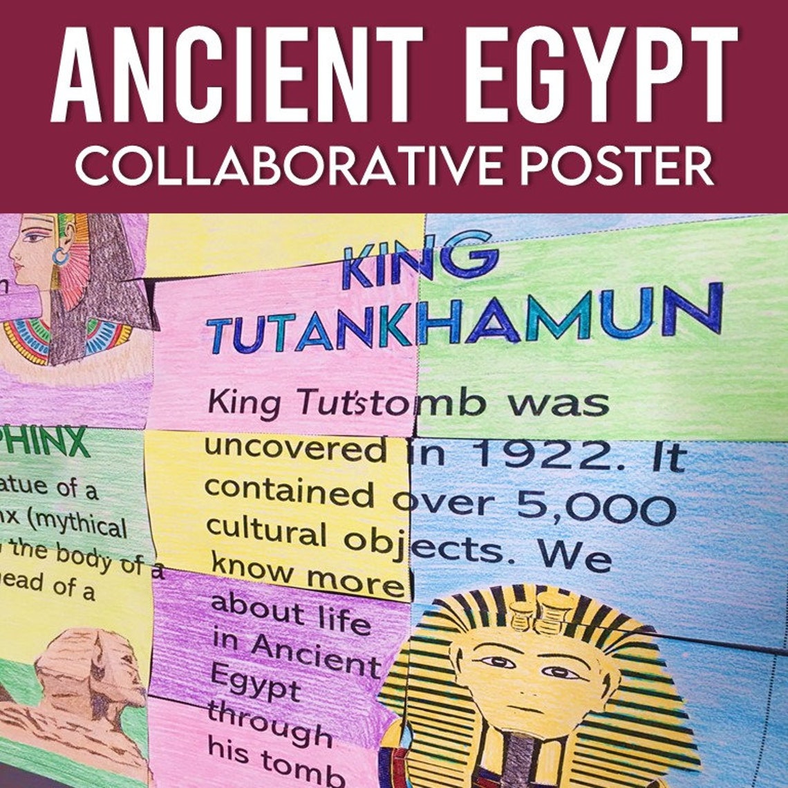 Ancient Egypt Key Terms Collaborative Poster Activity With Extension ...