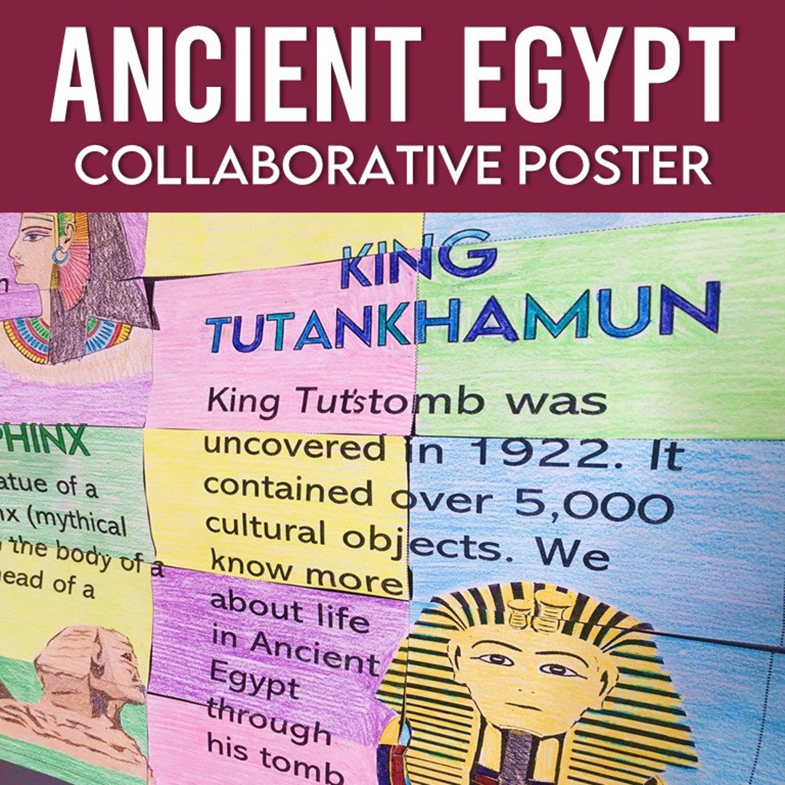 Ancient Egypt Key Terms Collaborative Poster Activity With Extension ...
