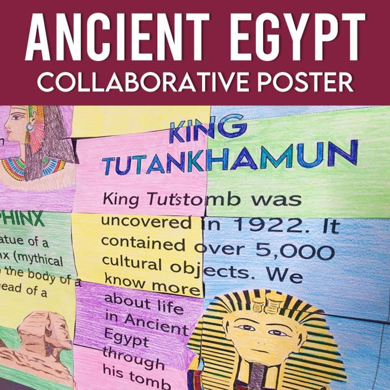 Ancient Egypt Key Terms Collaborative Poster Activity With Extension ...