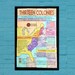 13 Colonies Map Collaborative Poster With Extension Activity, Door ...