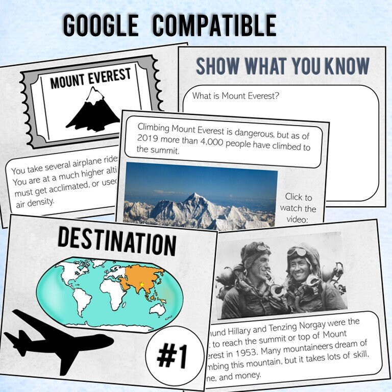 The Seven Natural Wonders of the World Virtual Field Trip Activity ...