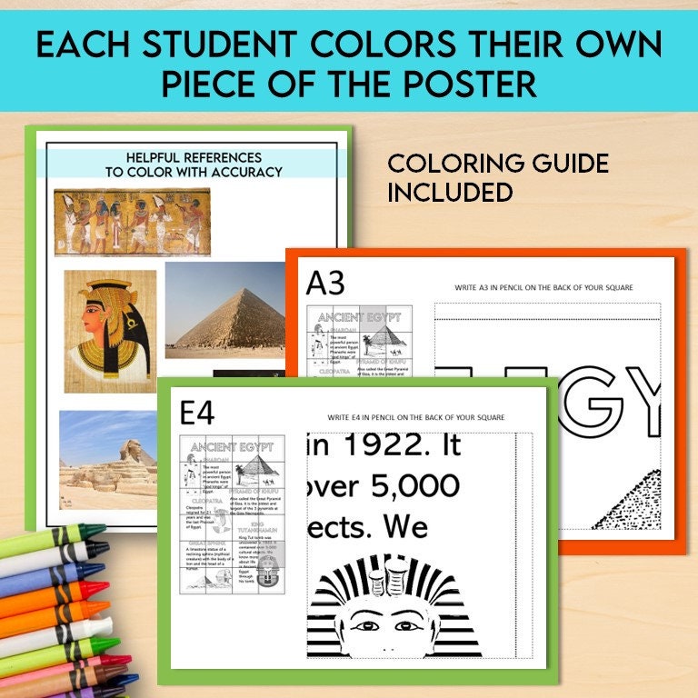 Ancient Egypt Key Terms Collaborative Poster Activity With Extension ...