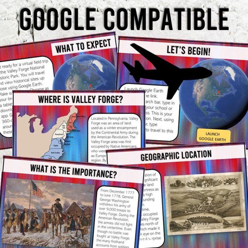 American Revolutionary War Virtual Field Trip, Valley Forge, George ...
