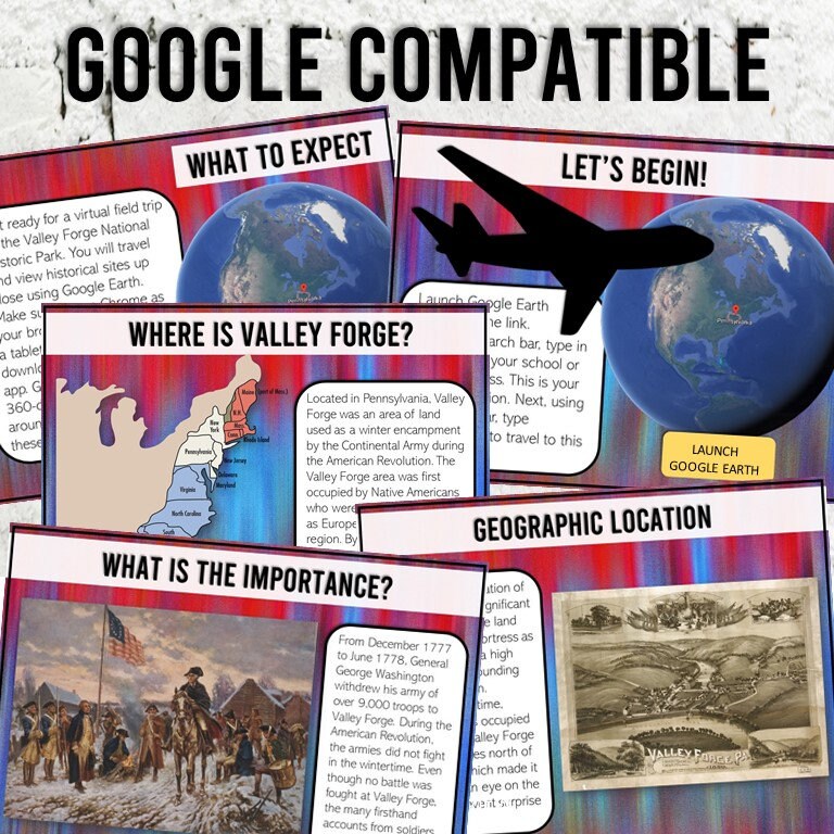 American Revolutionary War Virtual Field Trip, Valley Forge, George ...