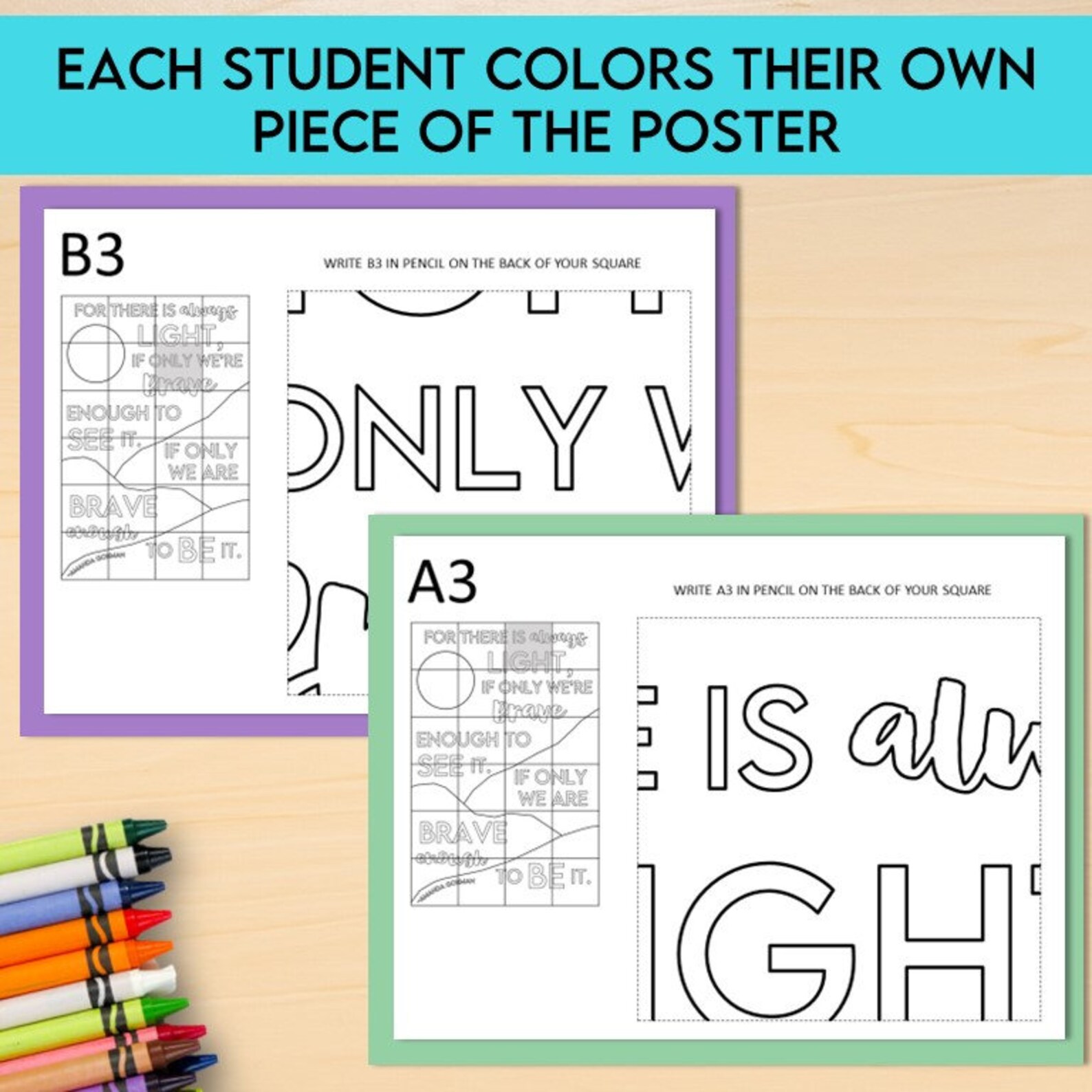 Amanda Gorman, the Hill We Climb Collaborative Poster, Team Building ...