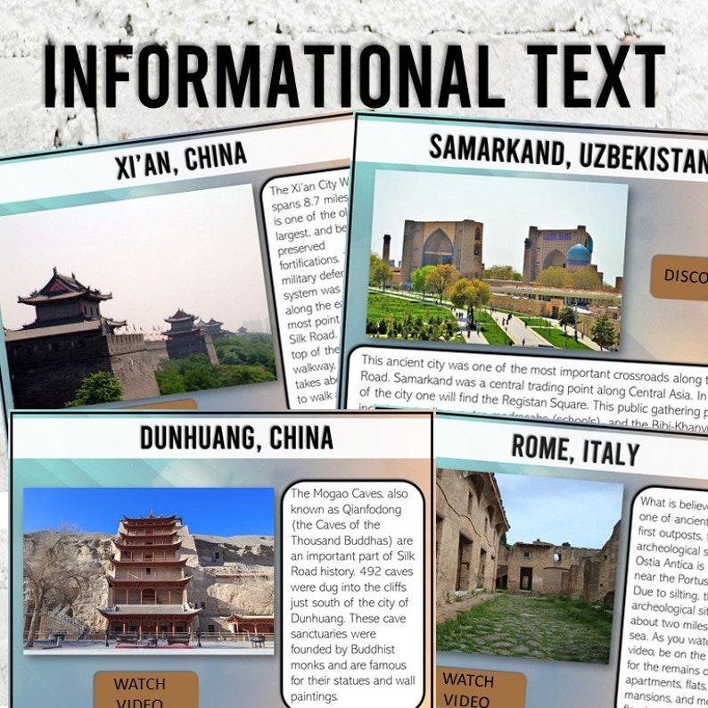 The Silk Road Simulation for Ancient History, Virtual Field Trip ...