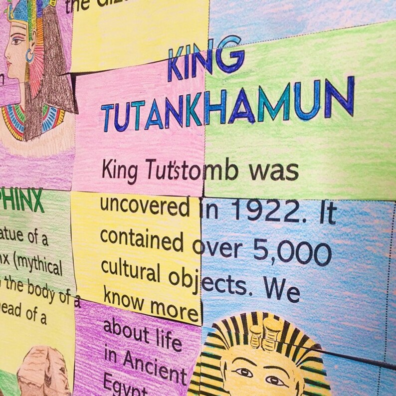 Ancient Egypt Key Terms Collaborative Poster Activity With Extension ...