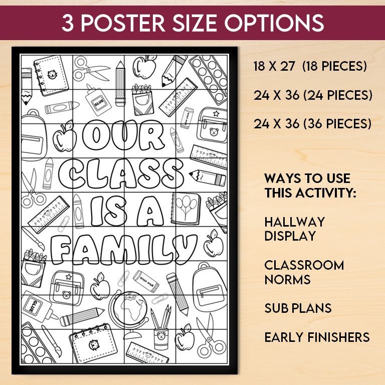 Our Class is a Family Collaborative Poster, Read Aloud Discussion ...