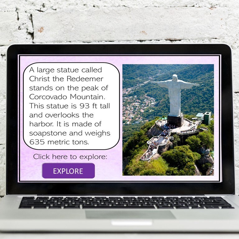 The Seven Natural Wonders of the World Virtual Field Trip Activity ...