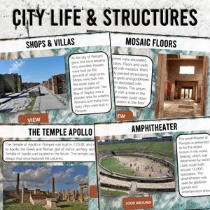 City of Pompeii Virtual Field Trip, Eruption of Mount Vesuvius, Reading ...