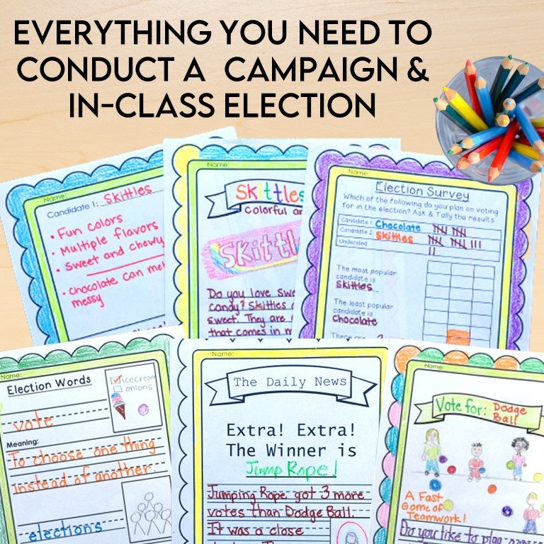 Election Day, Mock Election Voting Simulation, In-class Election Kit ...