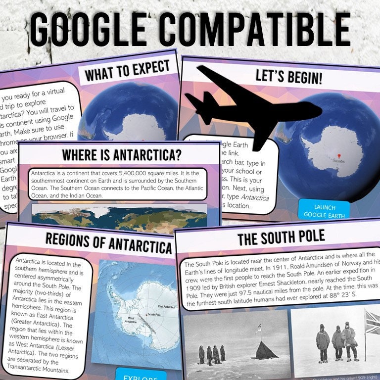 Antarctica Virtual Field Trip, South Pole, Polar Expeditions, Research ...