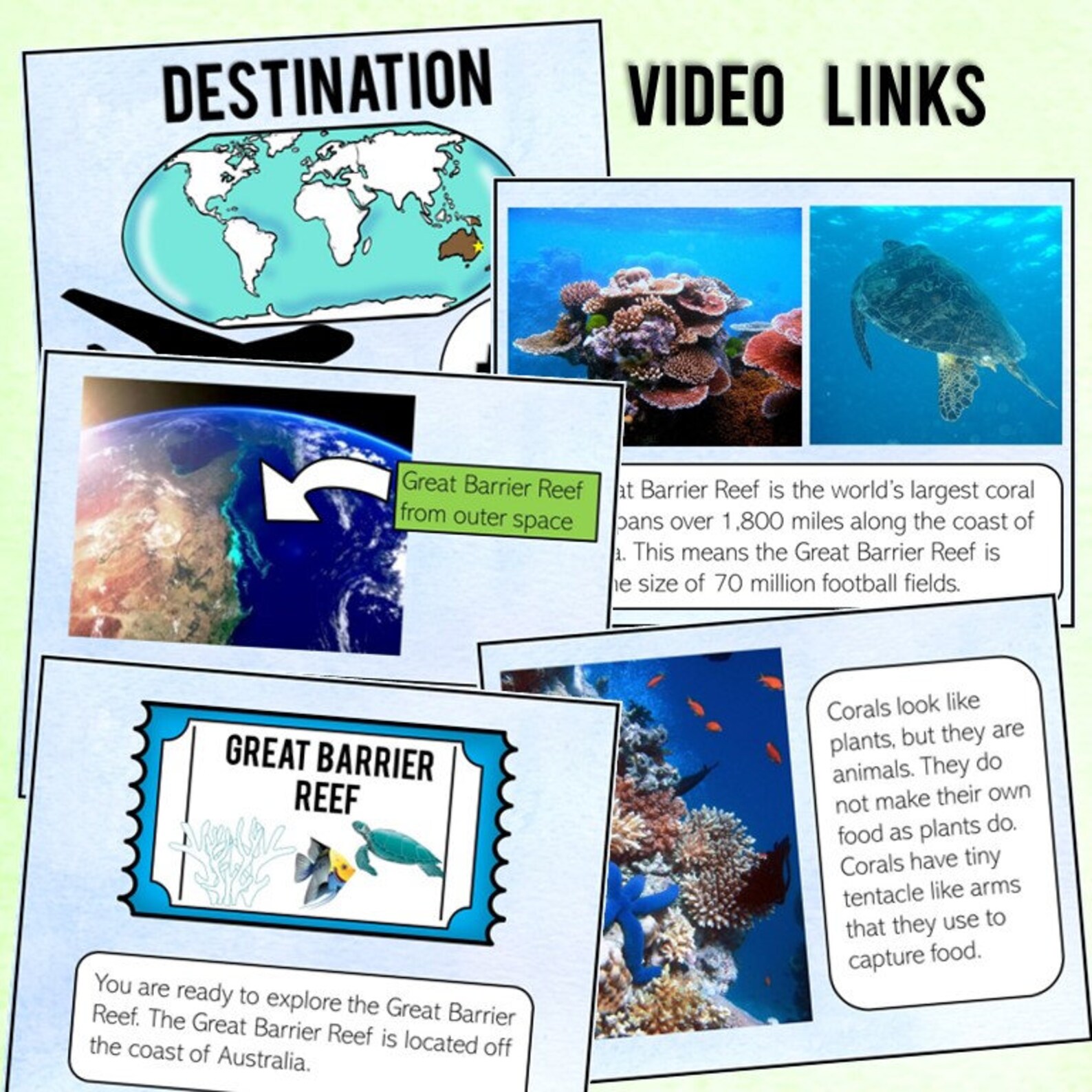 The Seven Natural Wonders of the World Virtual Field Trip Activity ...