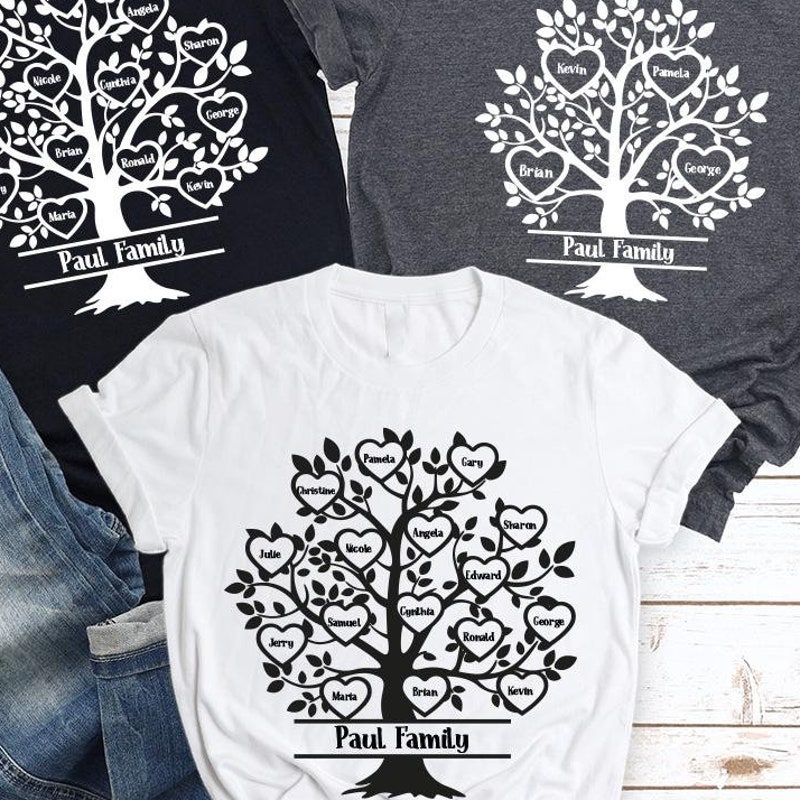 Family Tree Shirt - Etsy