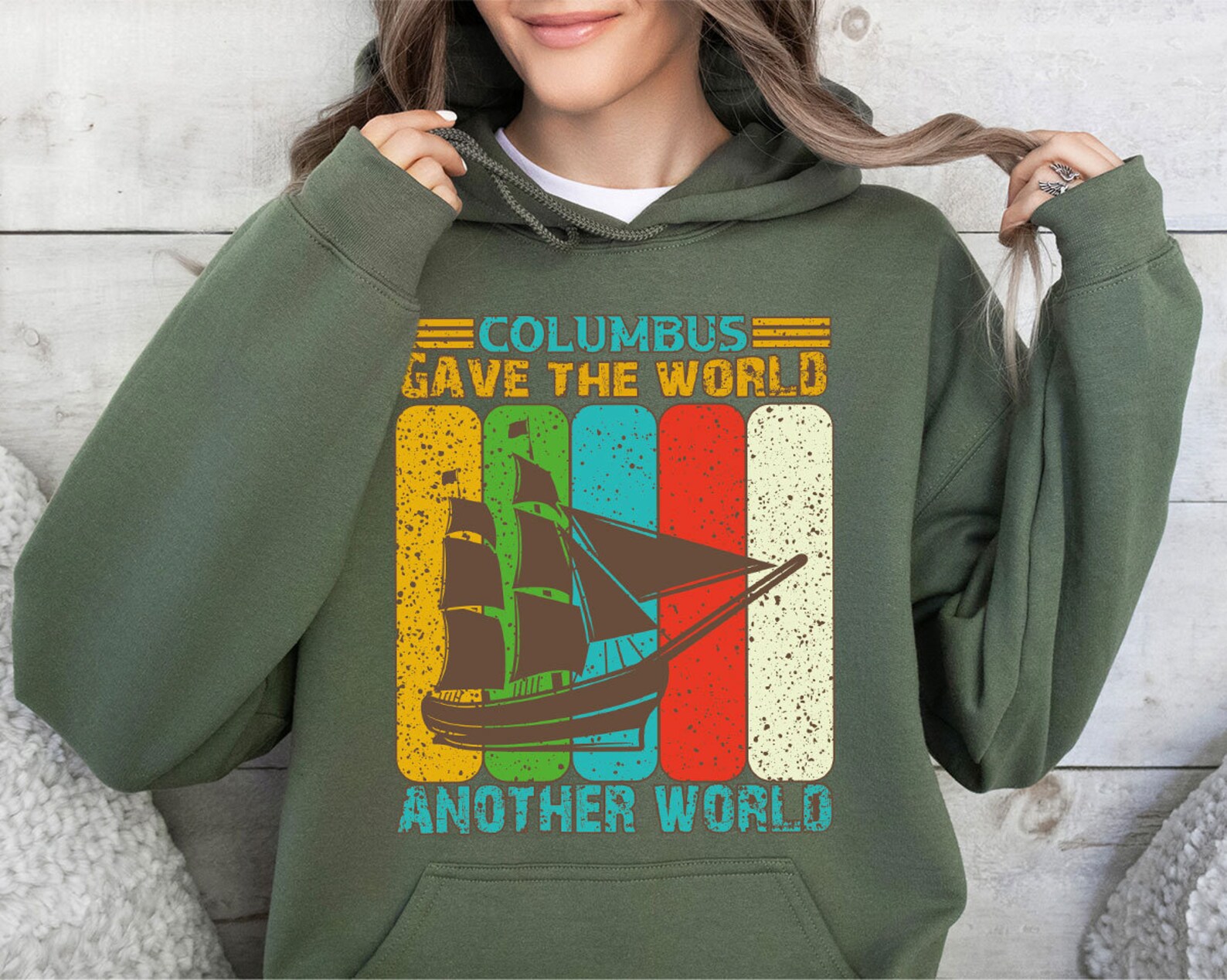 Columbus Day Sweatshirt, 1492 Columbus Hoodies, Columbus Lovers Gift ...