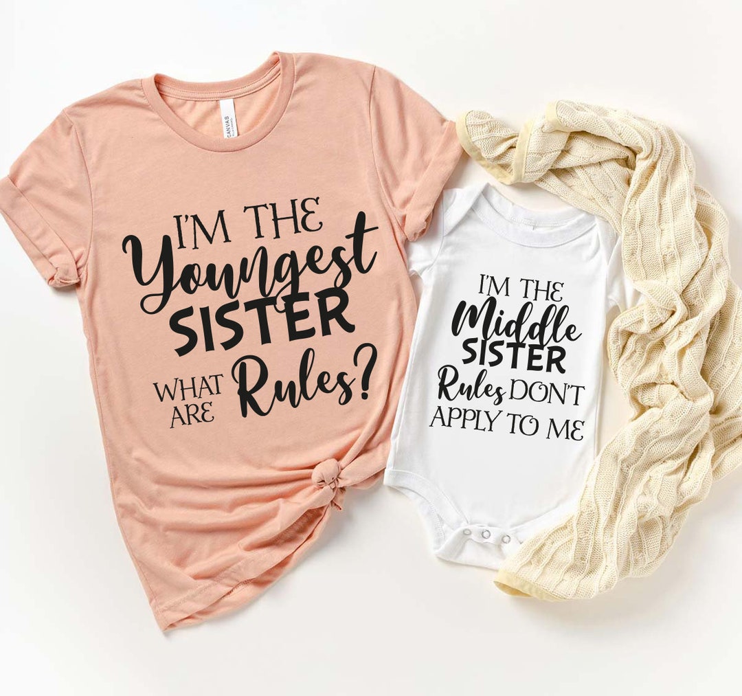 Matching Sister Shirts, Big Sister Sweatshirt, Middle Sister Tee ...