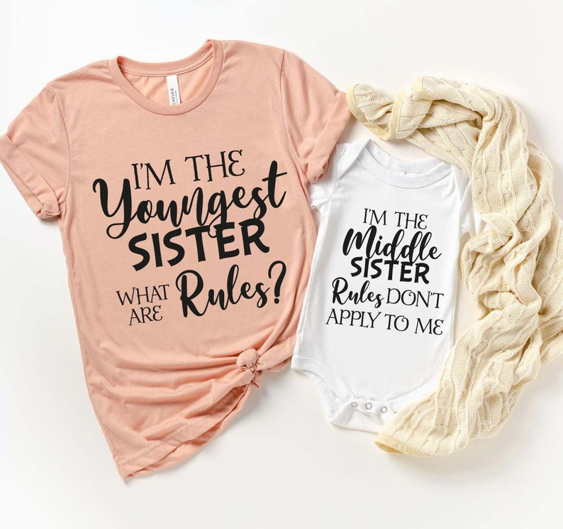 Matching Sister Shirts, Big Sister Shirt, Middle Sister Tee, Little ...