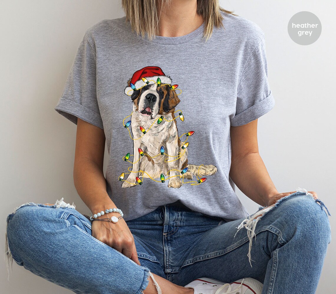 Christmas Dog Shirt, Cute Christmas Shirt, Cute Gift for Dog Lover, Dog ...