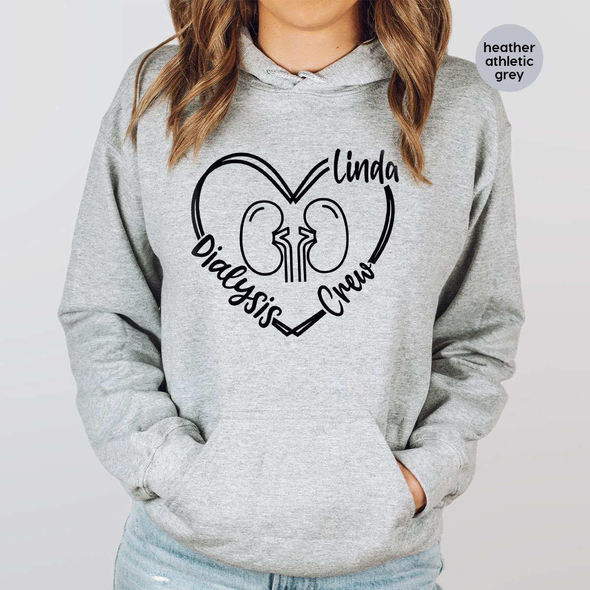 Custom Dialysis Crew Sweatshirt, Custom Dialysis Name Hoodie, Dialysis ...