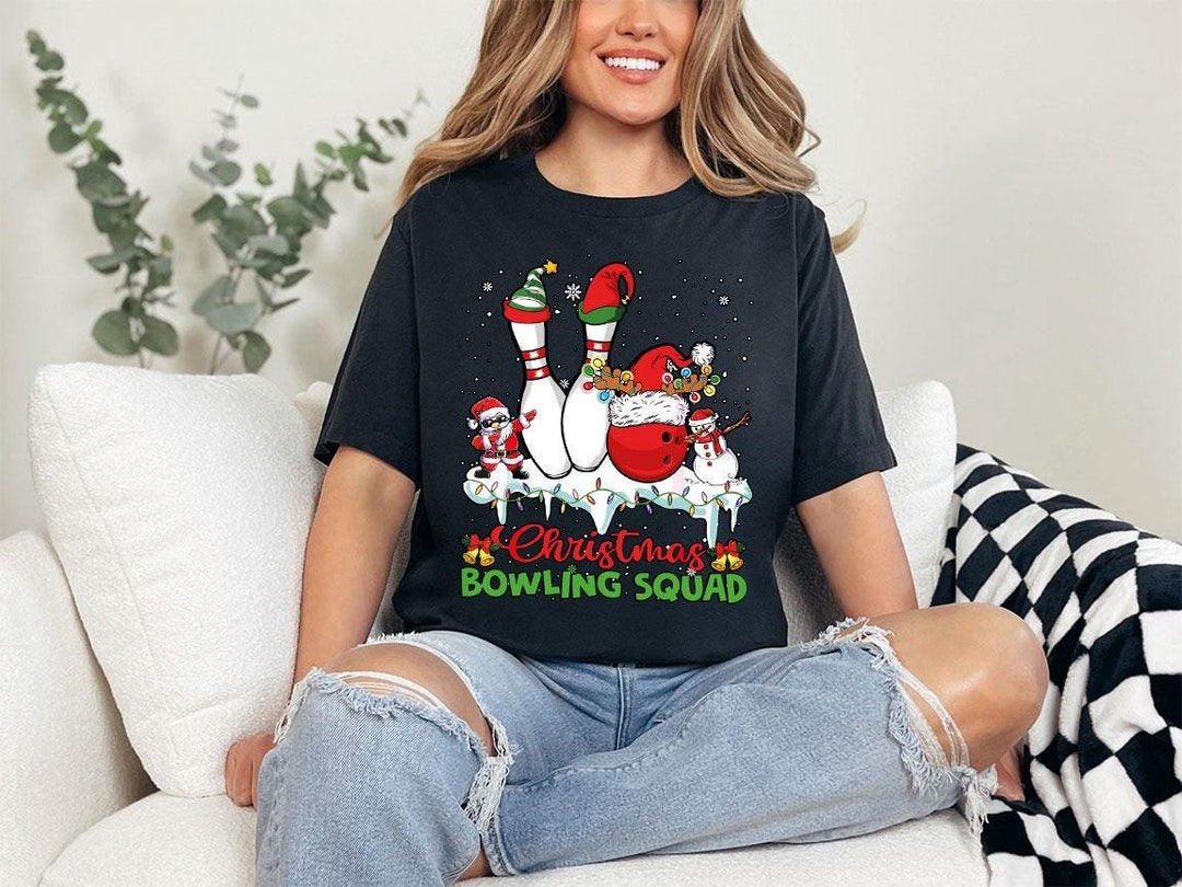 Christmas Bowling Shirt, Family Bowling Shirt, Matching Bowling Shirt ...
