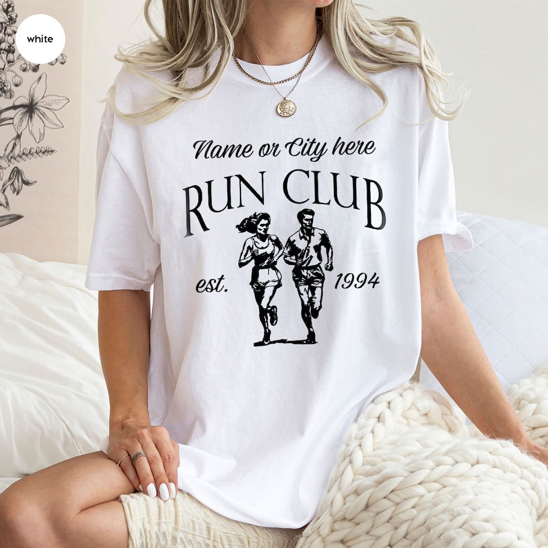 Personalized Run Club T-shirt, Custom Running Shirt, Running Gift ...