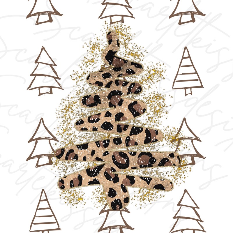 Leopard Christmas - Etsy