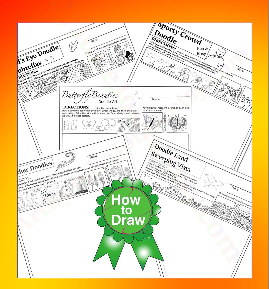 How to Draw Mega 13 Pg.bundle, Kids Work Independently Using Step-by ...