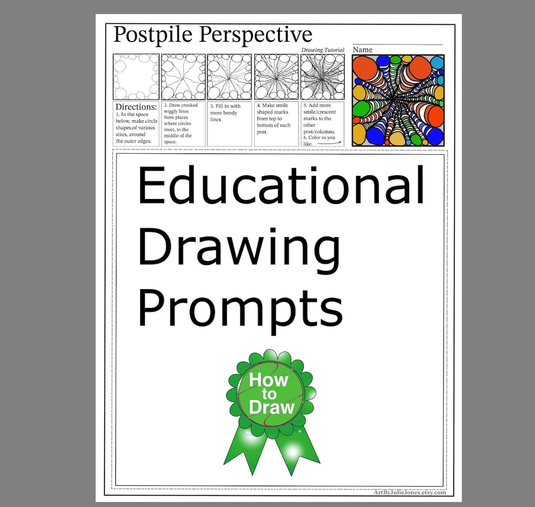 How to Draw Bundle, Quilting and Embroidery Themed, 9 Educational Pages ...