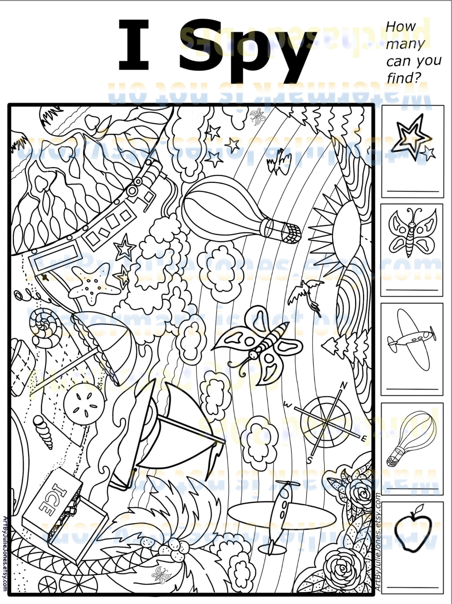 I SPY PAGES, 3 Levels for Kids, Travel Themes, Roadtrip Fun, 3 Pg. Inst ...