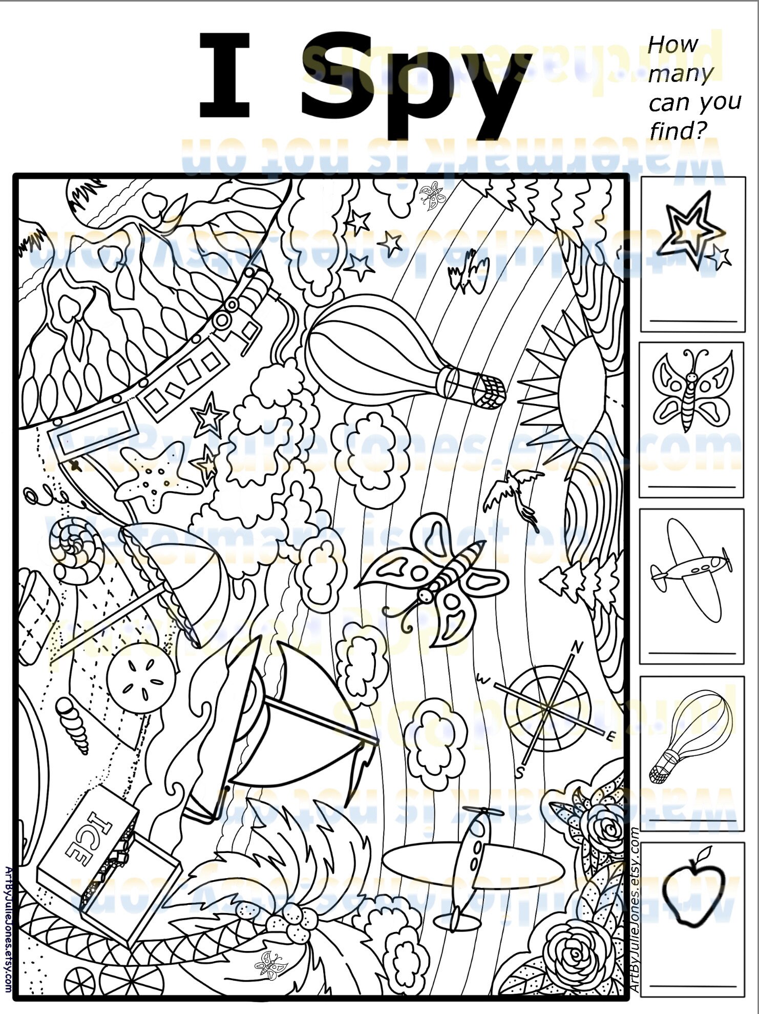 I SPY PAGES, 3 Levels for Kids, Travel Themes, Roadtrip Fun, 3 Pg. Inst ...