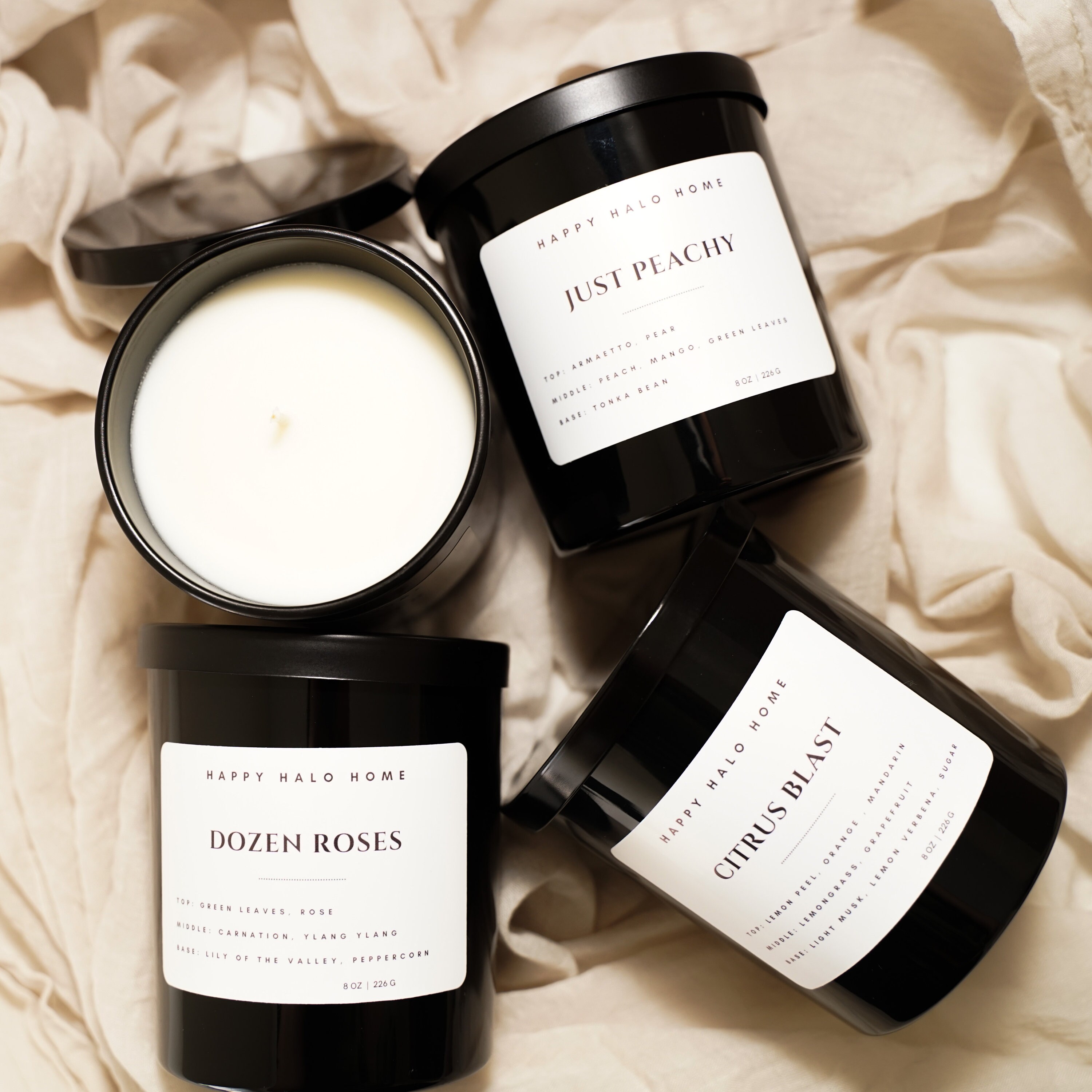 8oz Sunny Season Candle Choose Scent Summer/spring Candle Soy/coconut ...