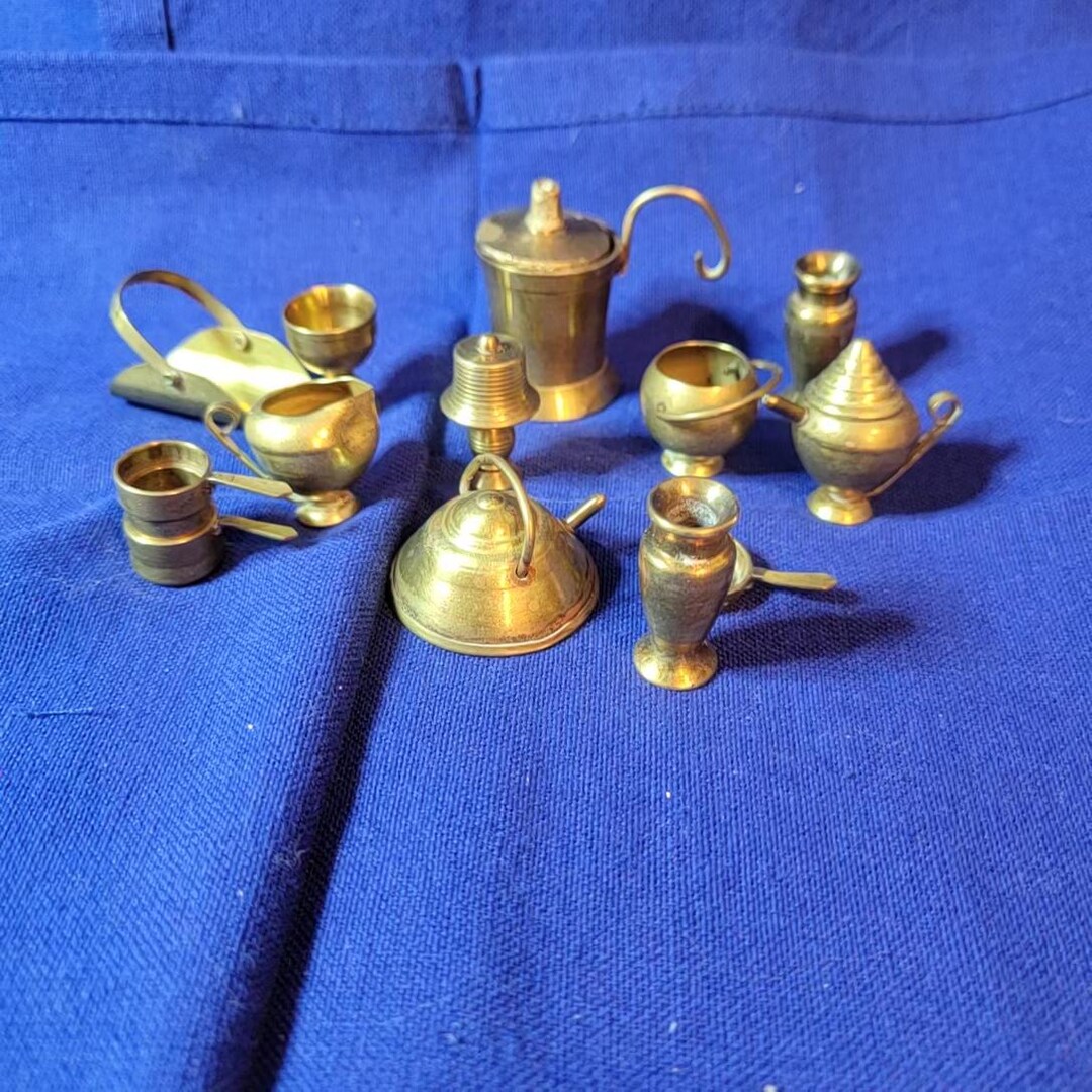 Vintage Brass Miniatures - Etsy