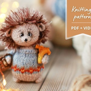 Hedgehog Knitting Pattern, Hedgehog Toy, Toy Pattern Pdf / PHOTO ...
