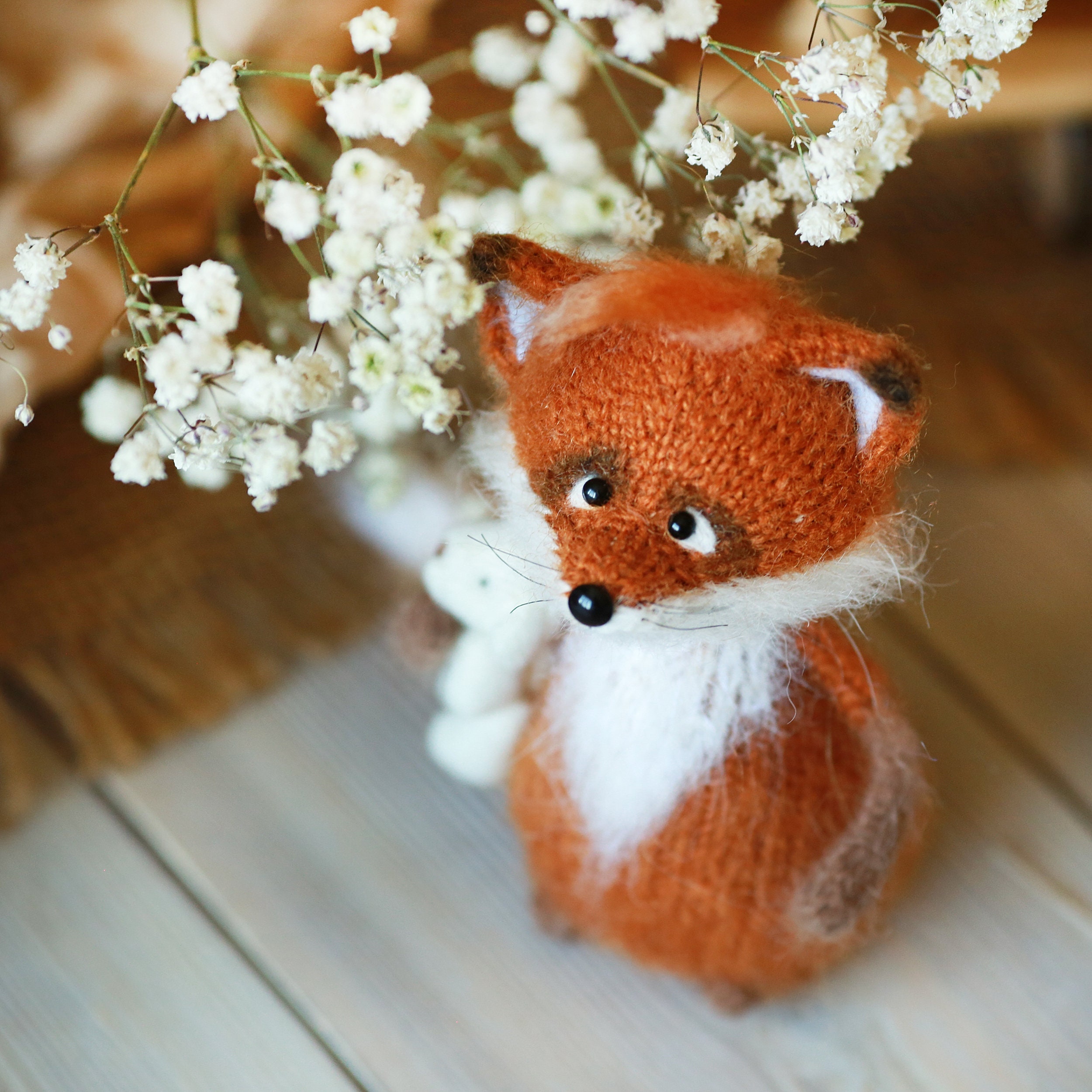 Fox Knitting Pattern, Amigurumi Fox, Plush Fox Pattern, Toy Pattern Pdf ...