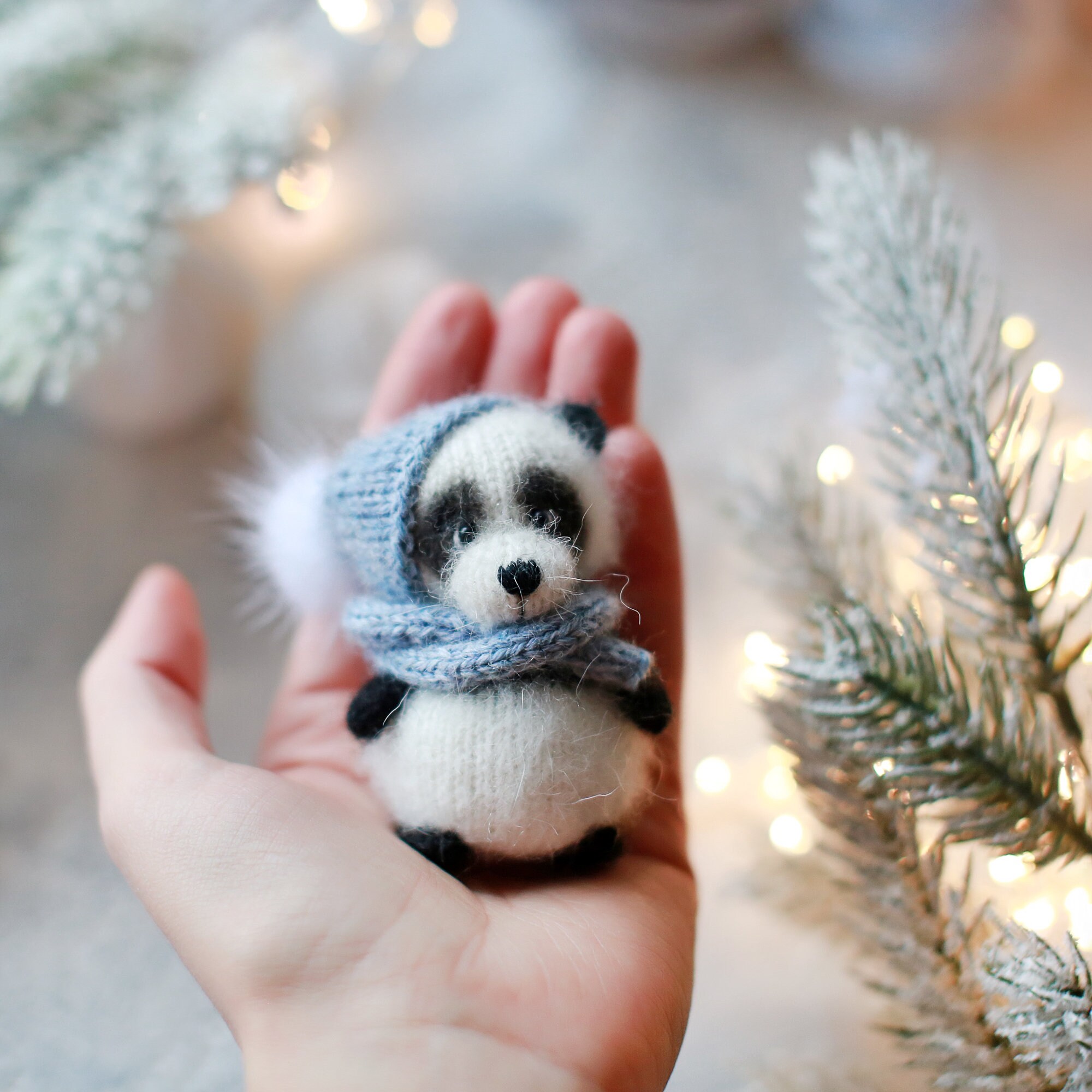 Panda Bear Knitting Pattern, Amigurumi Panda, Crochet Panda Pattern ...