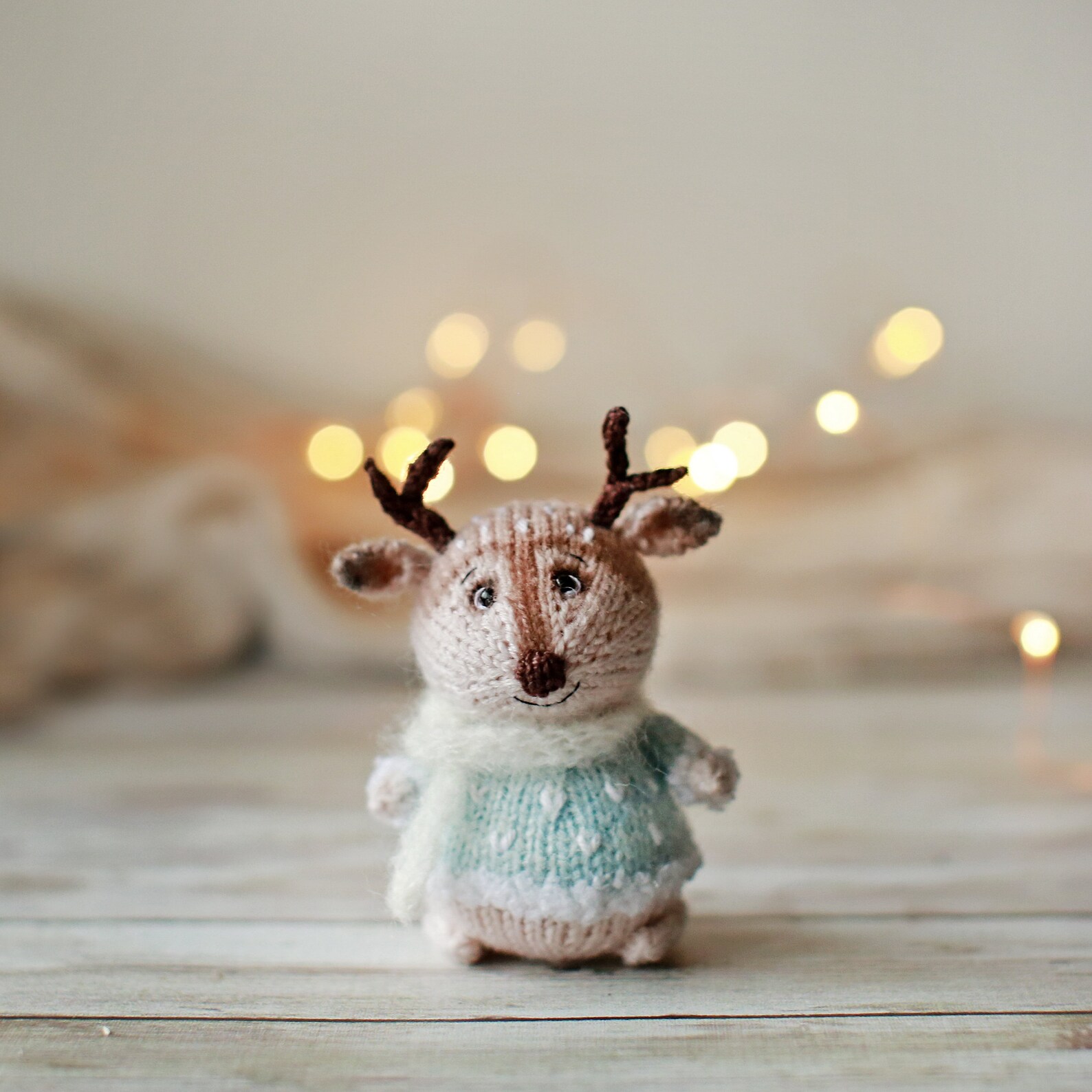 Deer Knitting Pattern Amigurumi Deer Crochet Deer Pattern - Etsy