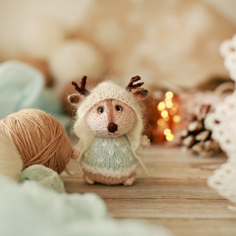 Deer Knitting Pattern, Amigurumi Deer, Crochet Deer Pattern, Plush Deer ...