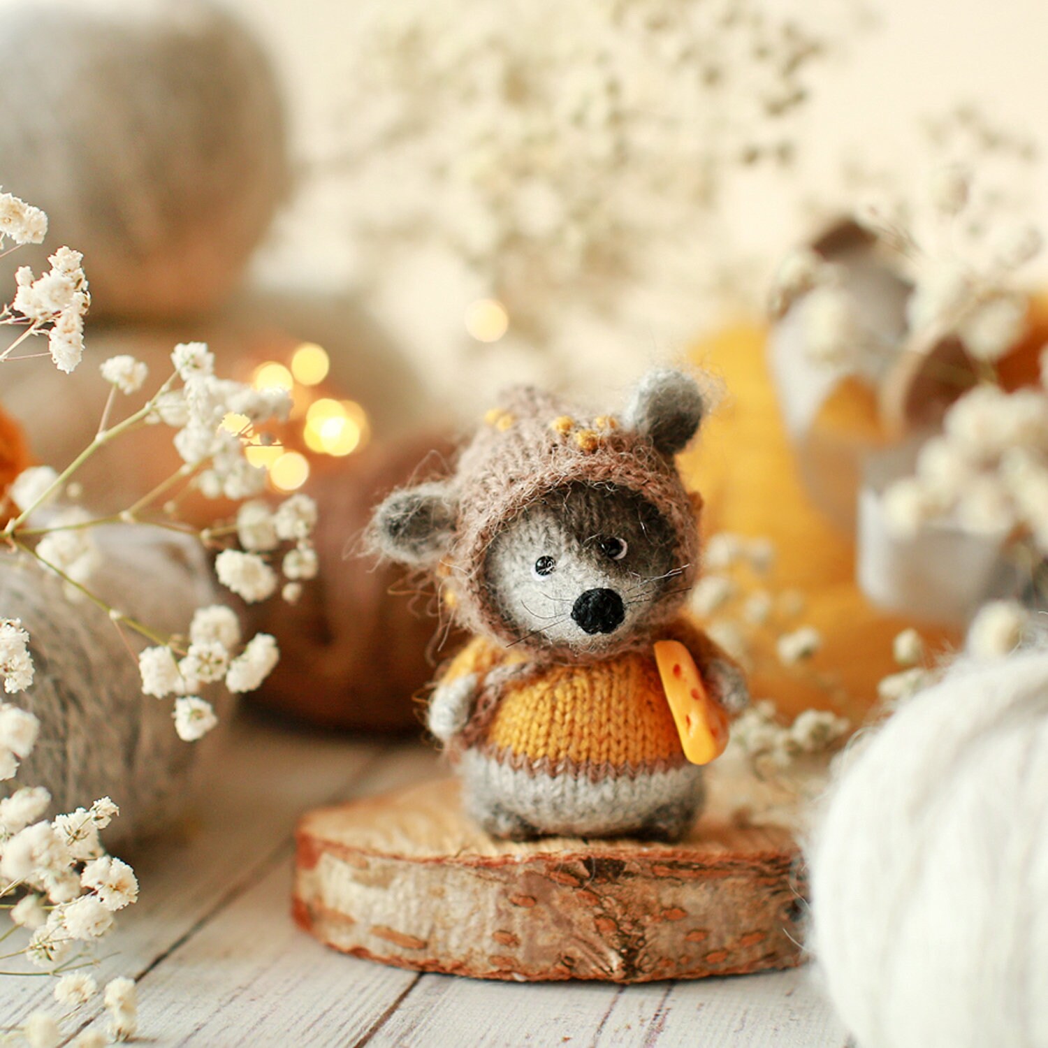 Mouse Knitting Pattern Amigurumi Mouse Crochet Mouse - Etsy