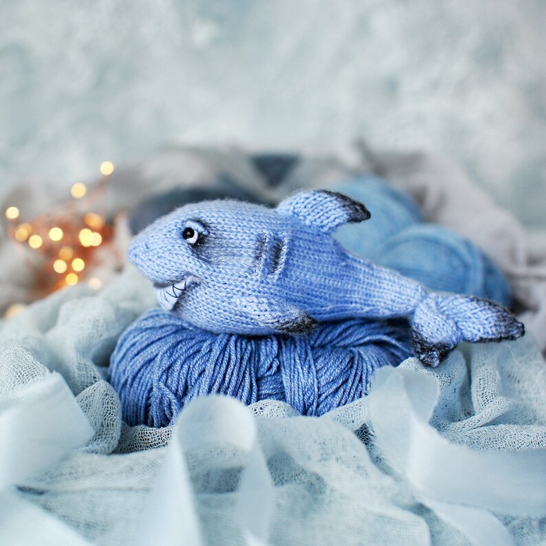 Shark Knitting Pattern, Shark Toy, Toy Pattern Pdf / PHOTO & VIDEO ...